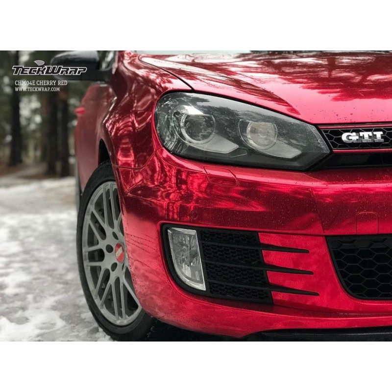Vinyle CHROME CHERRY RED TECKWRAP - GEOSAFE Sarl