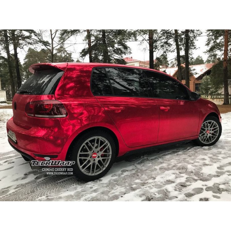 Vinyle CHROME CHERRY RED TECKWRAP - GEOSAFE Sarl