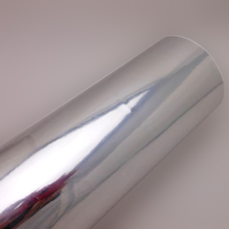 film vinyle adhésif chromé argenté pour covering